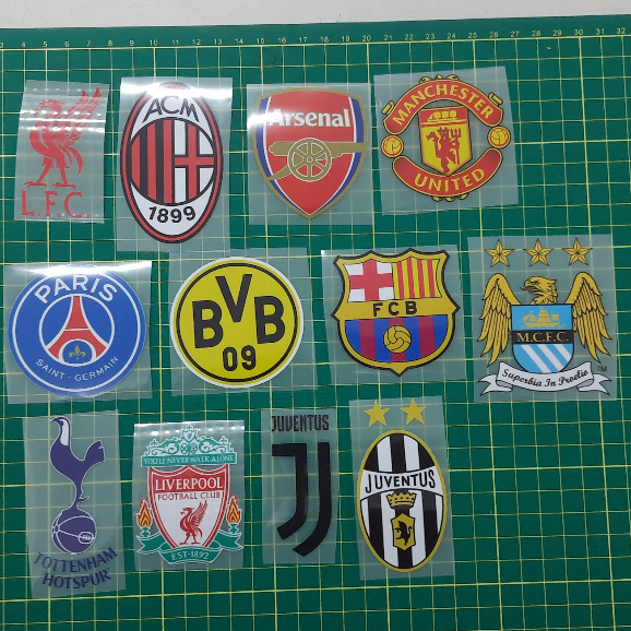 RM1.50/pc ONLY..!! (Ready stock) FOOTBALL CLUB lron On / DIY Heat ...