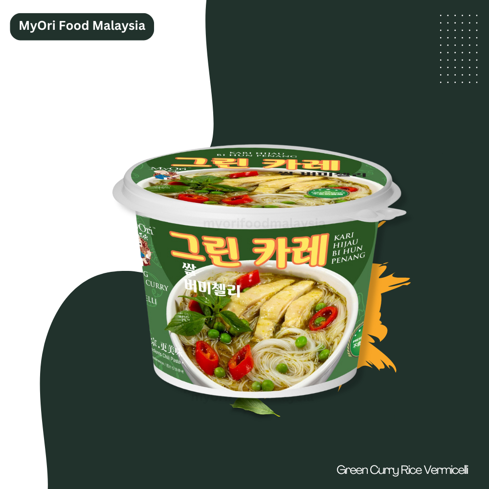 MyOri Penang Green Curry Instant Cup 正宗槟城青咖喱米粉汤 (90g) | Shopee Malaysia
