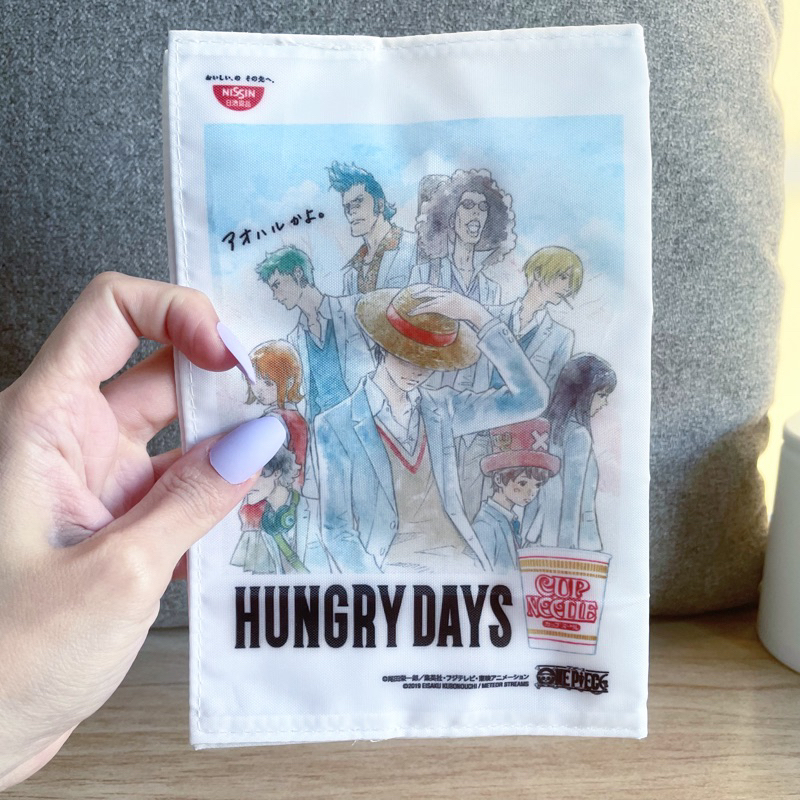 Japan One Piece X Nissin Cup Noodle Hungry Days Pouch Book Cover | Shopee Malaysia
