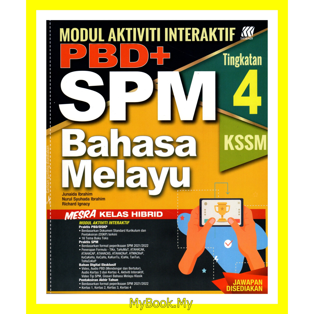 *BARU* MyB Buku Latihan : Modul Aktiviti Interaktif PBD Tingkatan 4 - Bahasa Melayu (Sasbadi ...