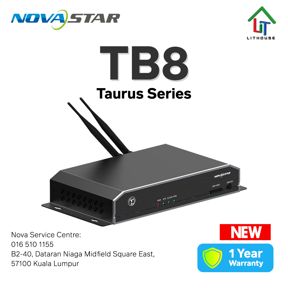 Novastar TB8 Taurus Series Multimedia Players | Shopee Malaysia
