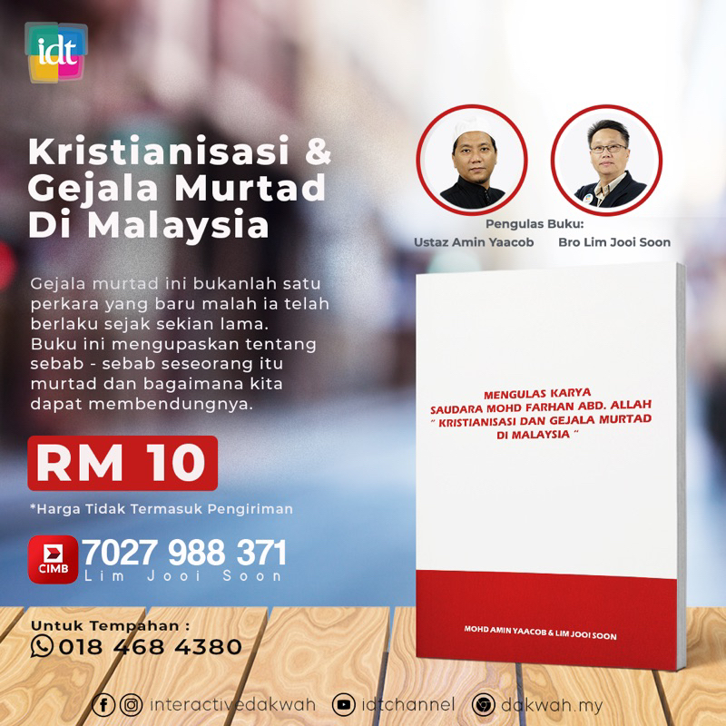 Kristianisasi & Gejala Murtad Di Malaysia | Shopee Malaysia