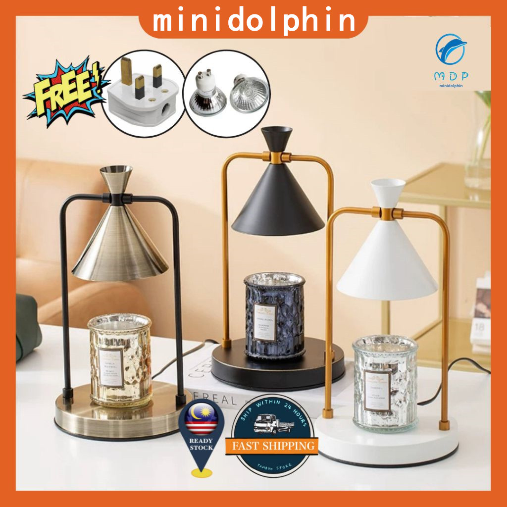 【COD】Scented Candle Warmer Lamp Electric Candle Burner Melting Wax ...
