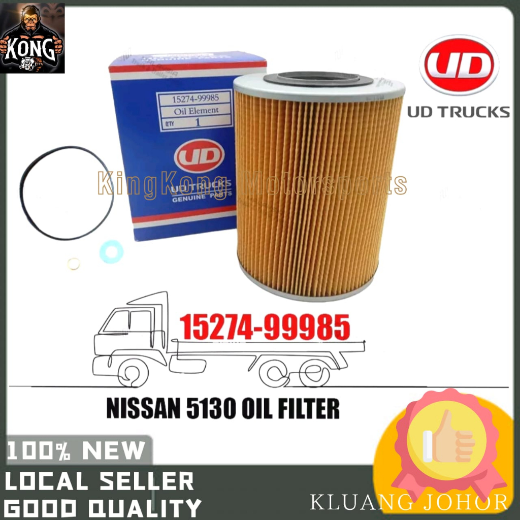 NISSAN 5130 TRUCK LORRY/ LORRI OIL FILTER 15274-99985 UD PENAPIS MINYAK LORI LORRY NISSAN 5130 ...
