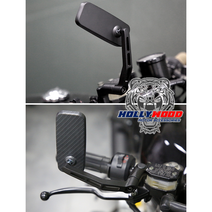 UNIVERSAL SIDE MIRROR ALLOY RECTANGLE CERMIN SISI PETAK ANTI-GLARE BLUE ...