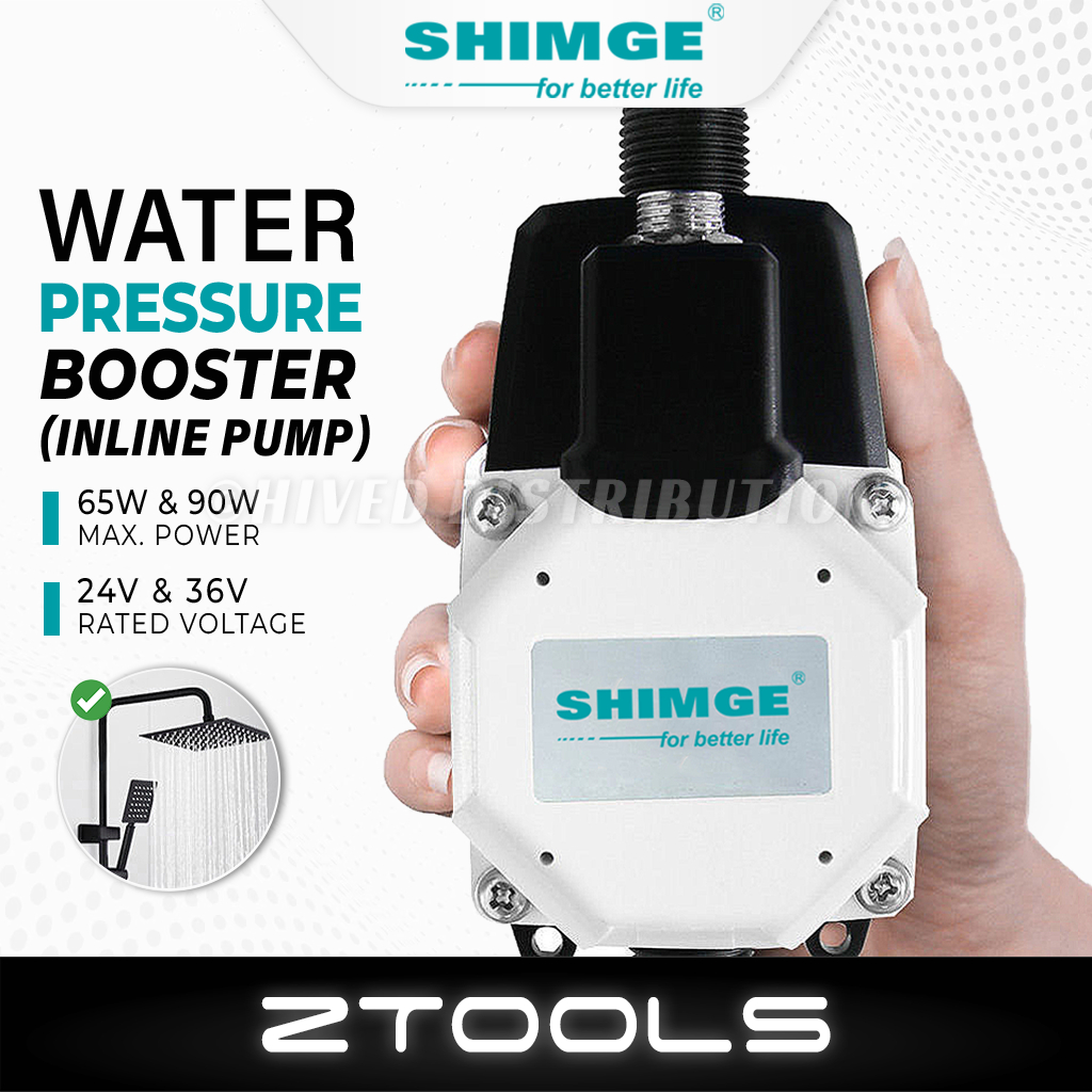 (Super Silent) SHIMGE TG-P Mini Inline Booster Pump | 24V & 36V ...