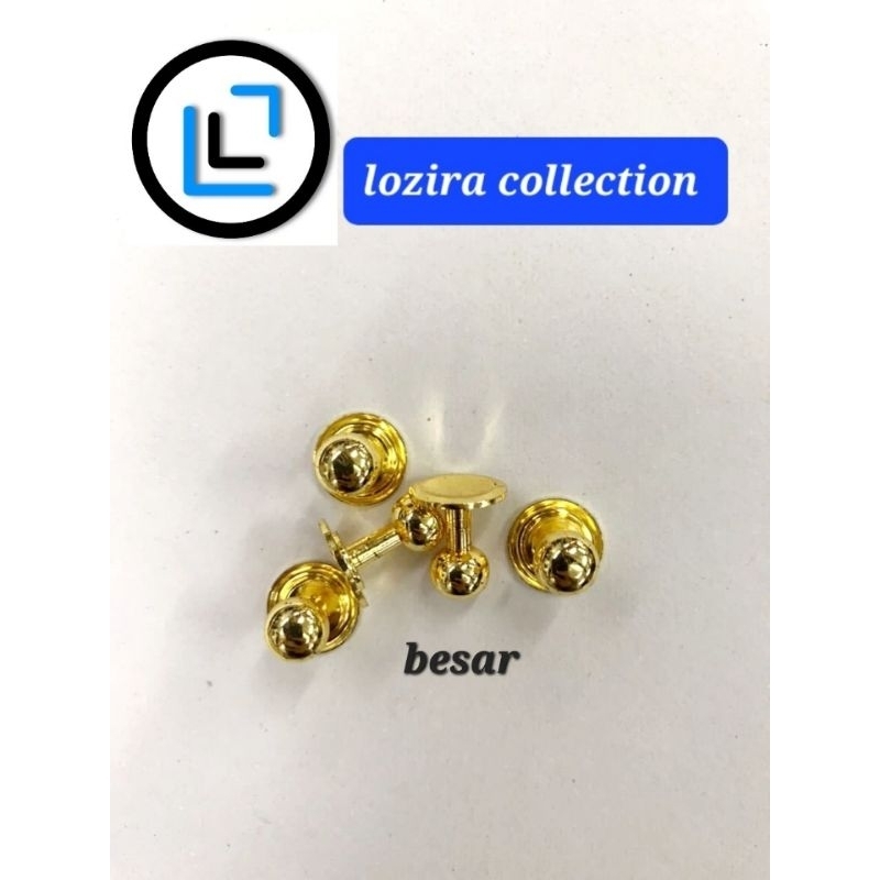 Butang Baju Melayu Bulat Untuk Askar - Warna Emas (Besar) | Shopee Malaysia