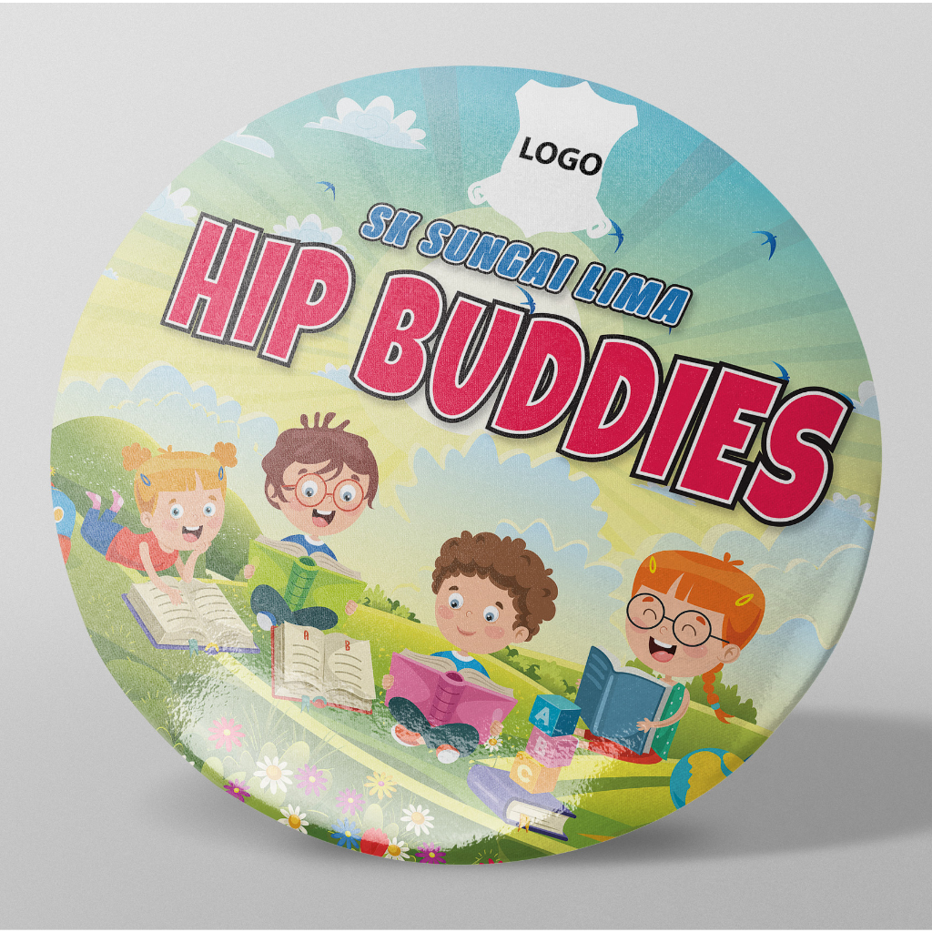 HIGHLY IMMERSIVE PROGRAMME (HIP) Button Badge 58mm [No Minimum Order ...