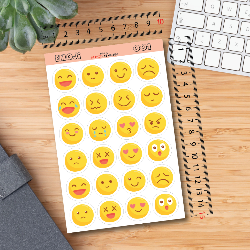 * Ready Stock Emoji Sticker / Cute Emoji / Face Sticker / Funny Sticker ...