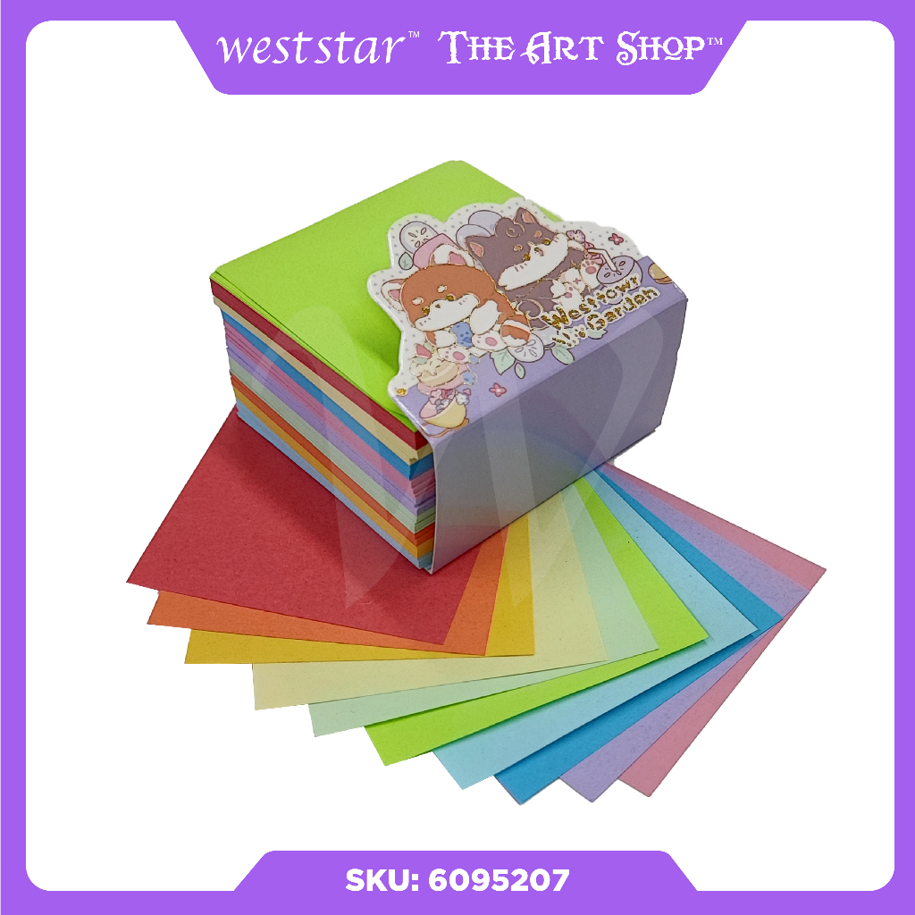 Origami Paper Crane Square Paper Folded Papercraft Kertas Colorful DIY ...