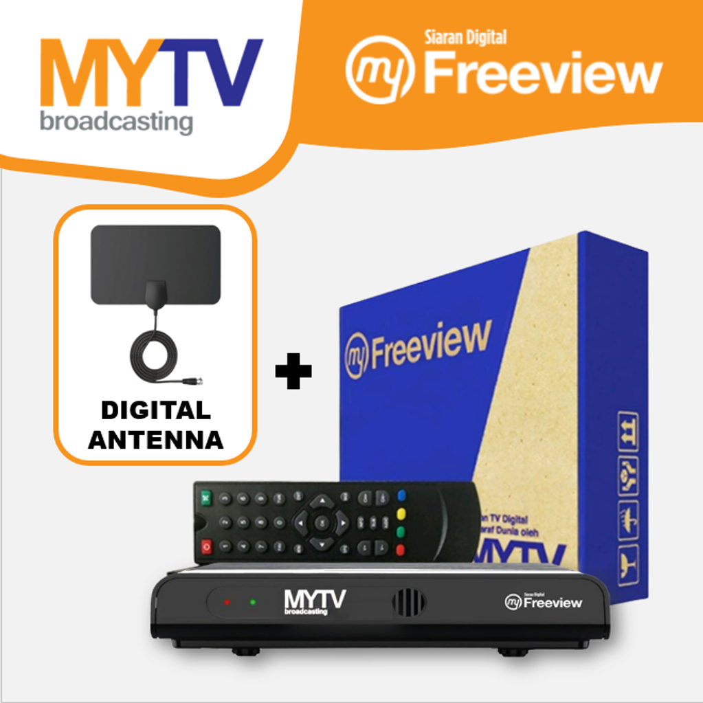 MYTV Decoder + MYTV Antenna Original | MyTV Broadcasting MyFreeView ...