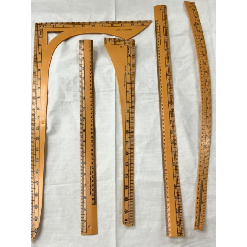 PVC Tailor Ruler/Tailoring Accessories/Set Barang Jahitan/Set Pembaris ...