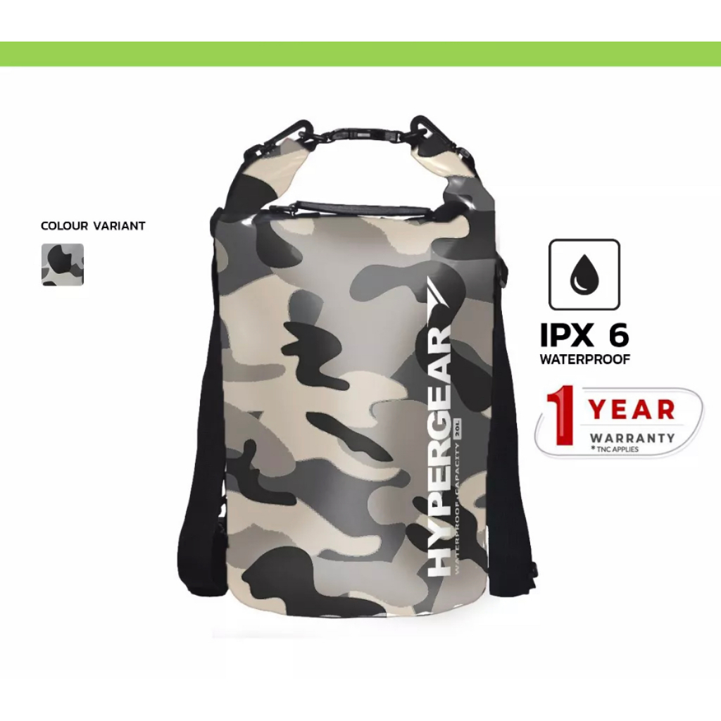 Hypergear Adventure Dry Bag Waterproof 20 Liter - Dry Bag 20L ...