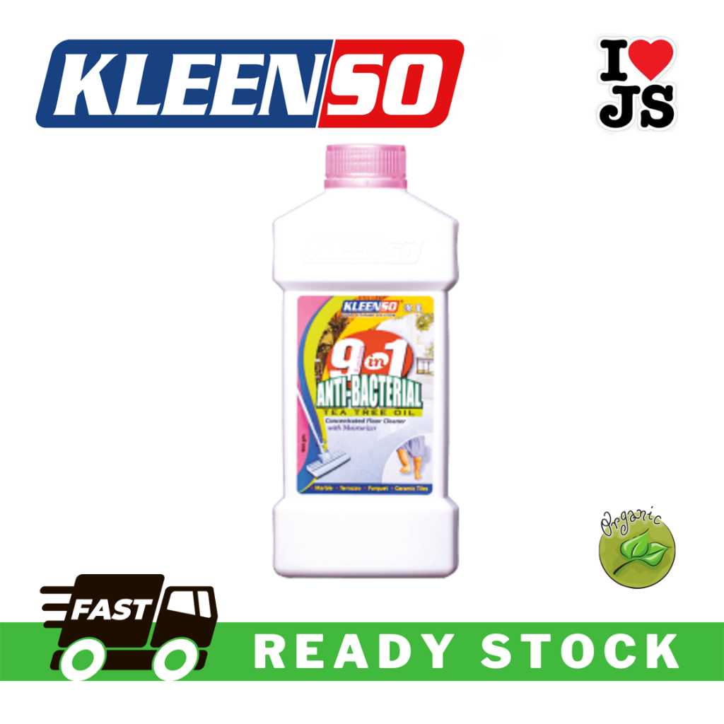 KLEENSO 9-In-1 Anti-Bacterial Tea Tree Oil Concentrated Floor Cleaner ...