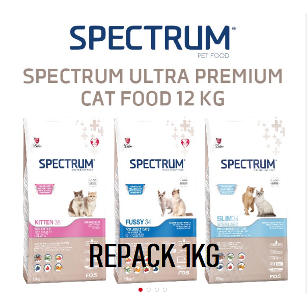 Spectrum Kitten 38 / Slim 34 / Fussy 34 Repack 1kg | Shopee Malaysia