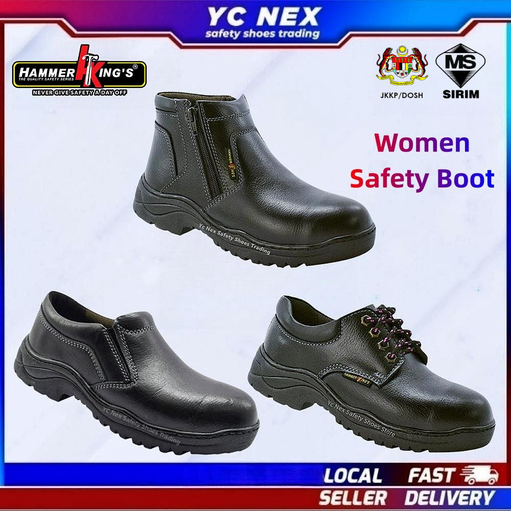 Hammer King's Women Safety Boots Ladies Safety Shoes Mid Cut Low Cut ...