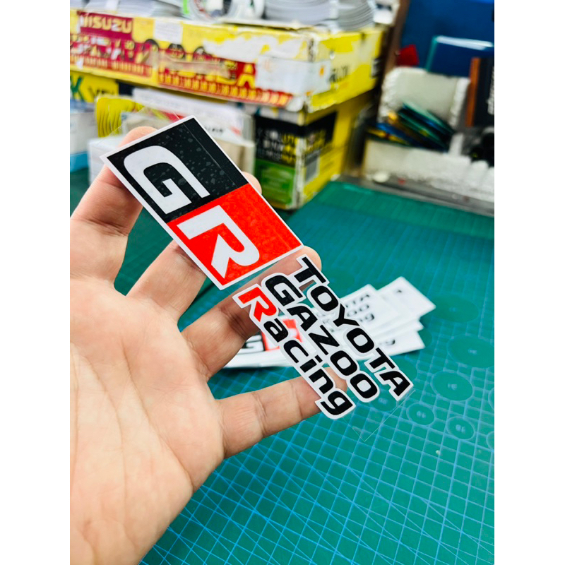 GR TOYOTA GAZOO RACING STICKER PRINT READY STOCK | Shopee Malaysia