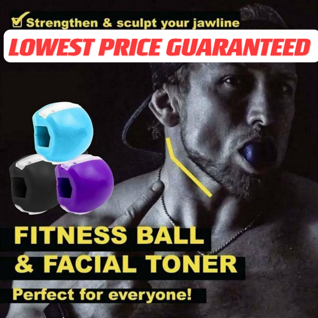 Jawline Exercise Face Shape Fitness Ball Jaw Training Neck Jaw Toning ...