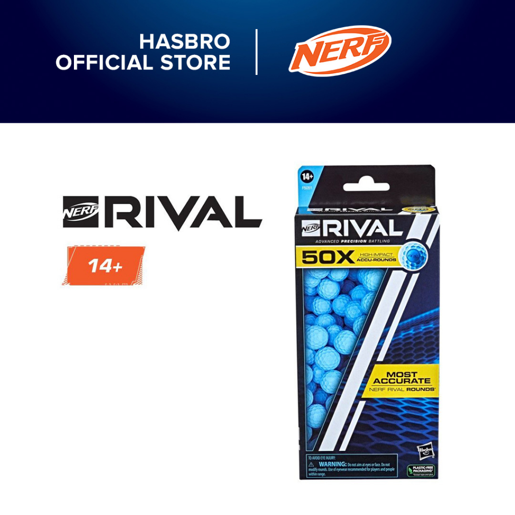 Nerf Rival 50 Accu-round Refill, Includes 50 Nerf Rival Accu-Rounds ...