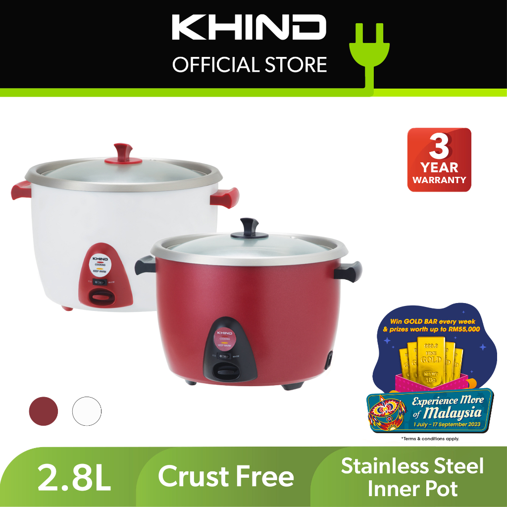 Khind Anshin Rice Cooker RC128M | Shopee Malaysia
