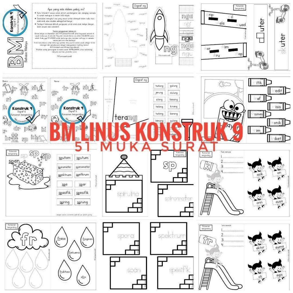 [PRINTABE PDF] Nota Interaktif Linus BM Konstruk 9 (Digraf dan Konsonan ...