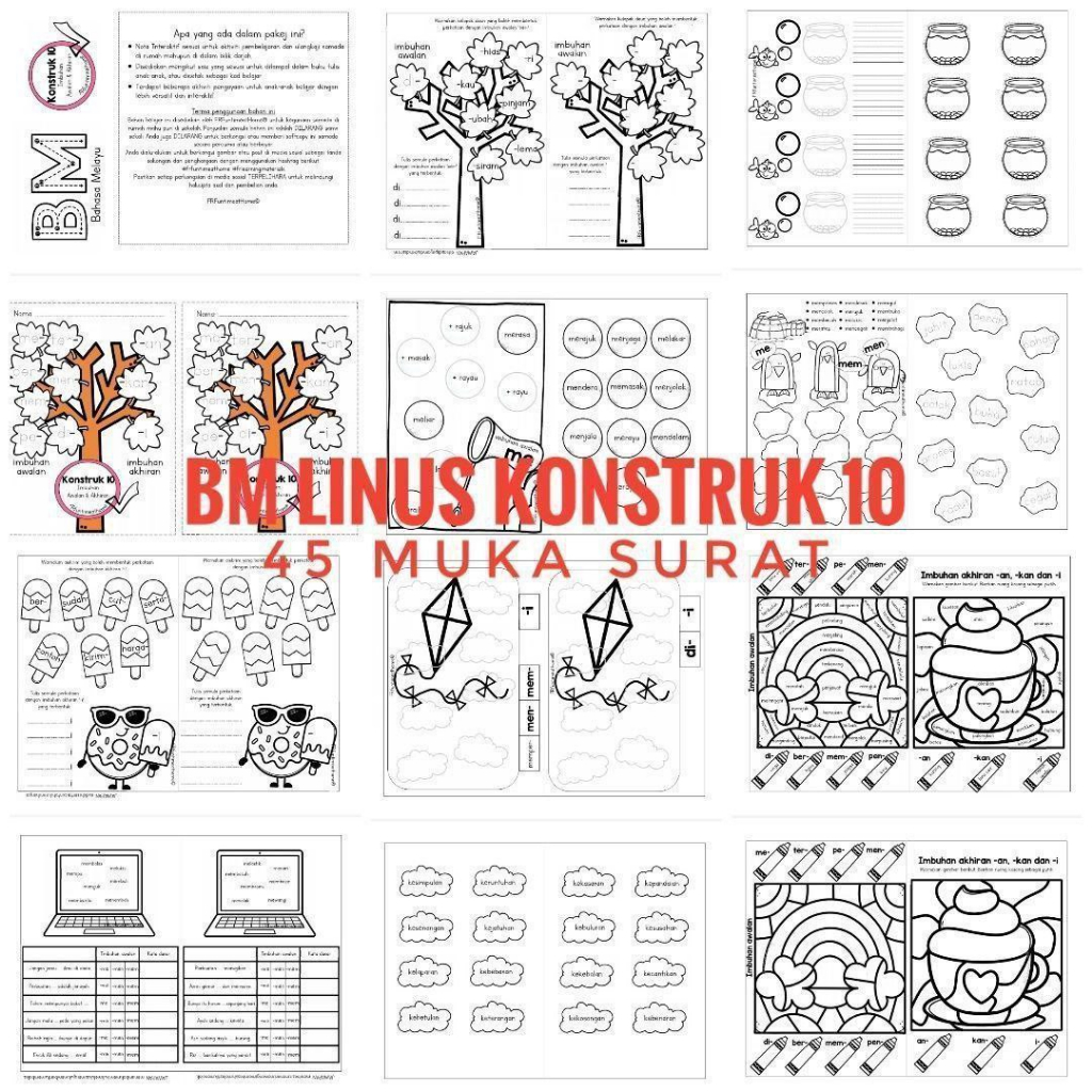 [PRINTABE PDF] Nota Interaktif Linus BM Konstruk 10 (Imbuhan awalan dan ...