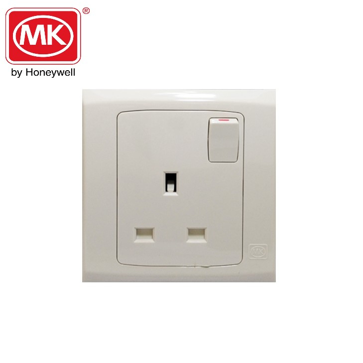 MK S2757 1 Gang 13Amp Switch Socket Outlet | Shopee Malaysia