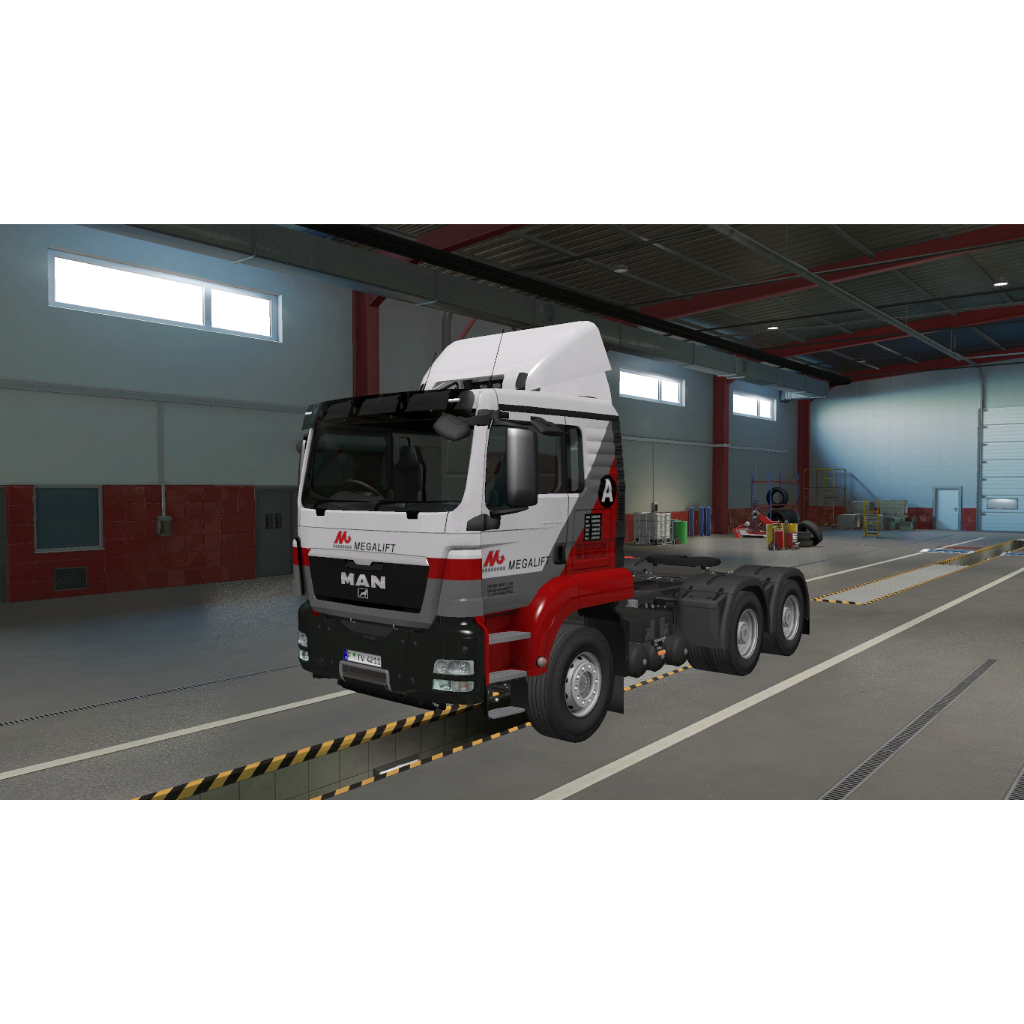Euro Truck Simulator 2 ETS2 MAN TGS Euro 5 Skin [Megalift] | Shopee ...