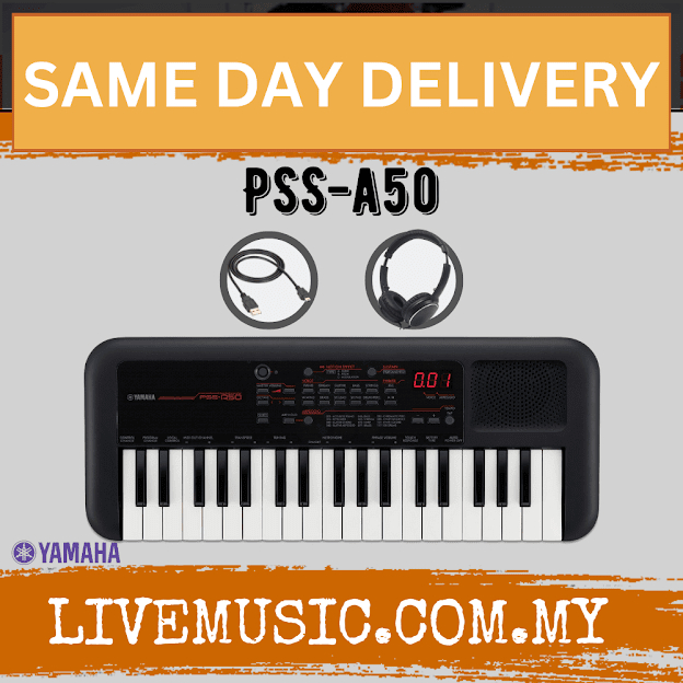 Yamaha PSS-A50 - 37 Key Mini Keyboard with USB Cable / Headphone ( PSSA50 / PSS A50 ) | Shopee ...