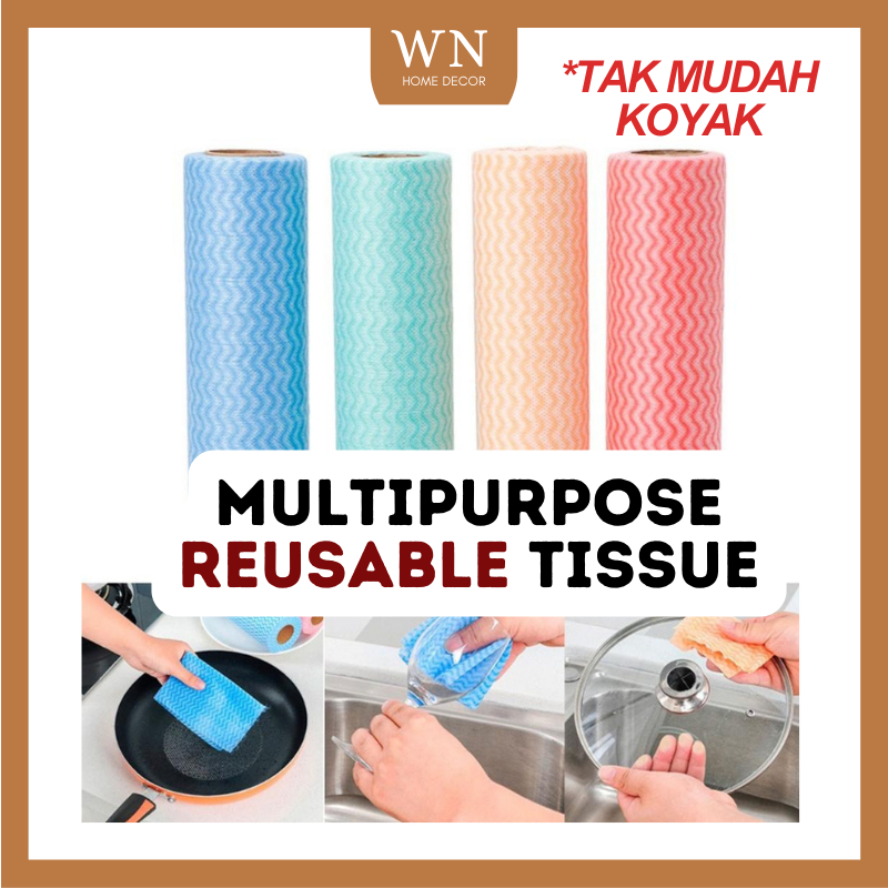Multipurpose Tissue Cleaning Cloth Magic Original Towel Tisu Dapur ...
