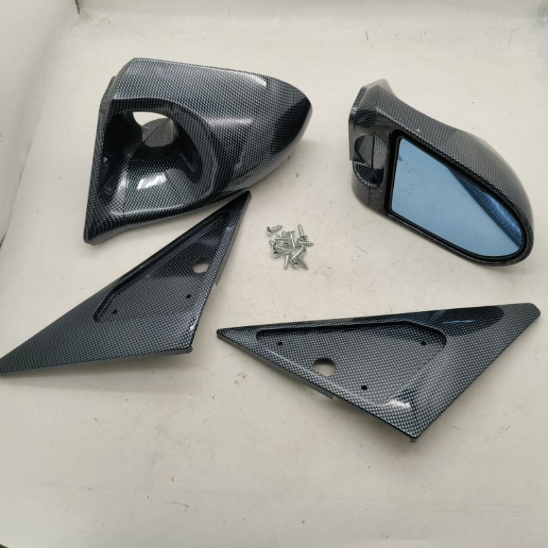 Honda Civic EK EG Ganador Side Mirror Carbon Fibre Look | Shopee Malaysia
