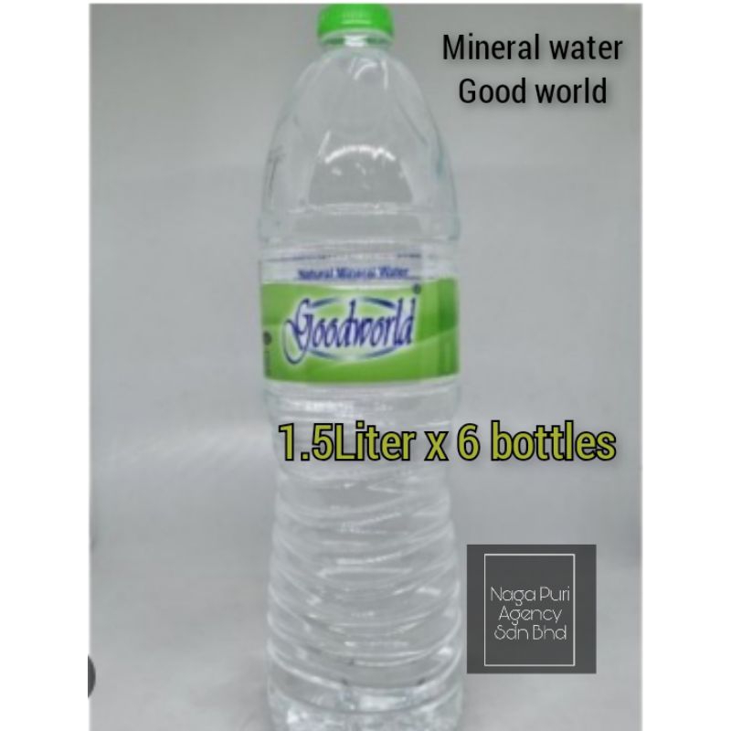 Air mineral Goodworld 1.5Liter x 6 botol (Ready stock) | Shopee Malaysia