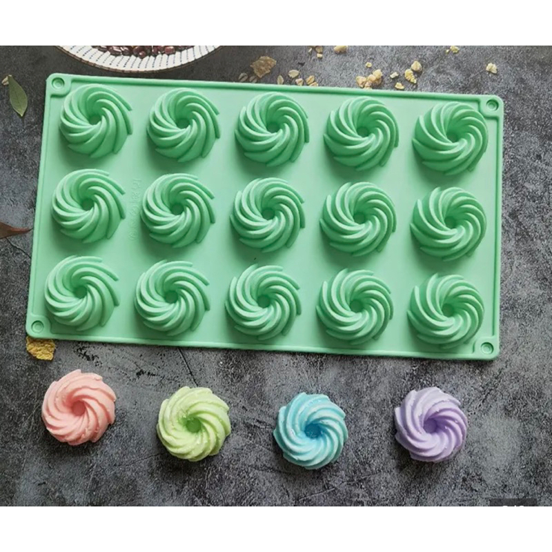 twister spiral kaswi silicone acuan pudding jelly mould | Shopee Malaysia