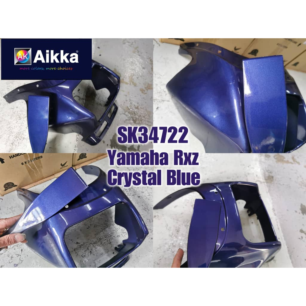 SK34722 YAMAHA RXZ CRYSTAL BLUE - Aikka Motor Colour Series | Shopee ...