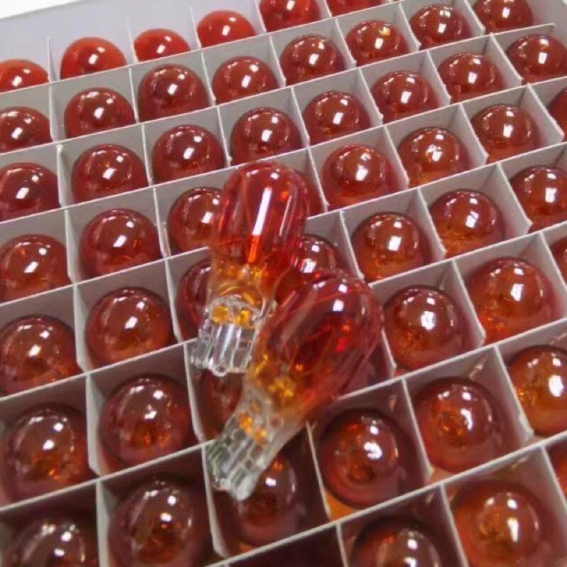 Bulb signal 12V 10 T13 Bulb Meter Orange Color Universal Signal Mentol ...