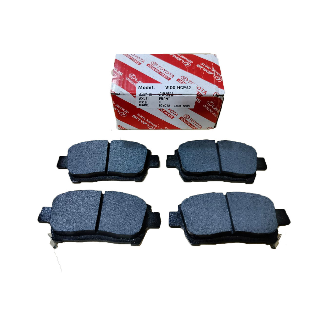 TOYOTA NCP42, ZZE121 FRONT DISC BRAKE PAD (04465-12592) | Shopee Malaysia