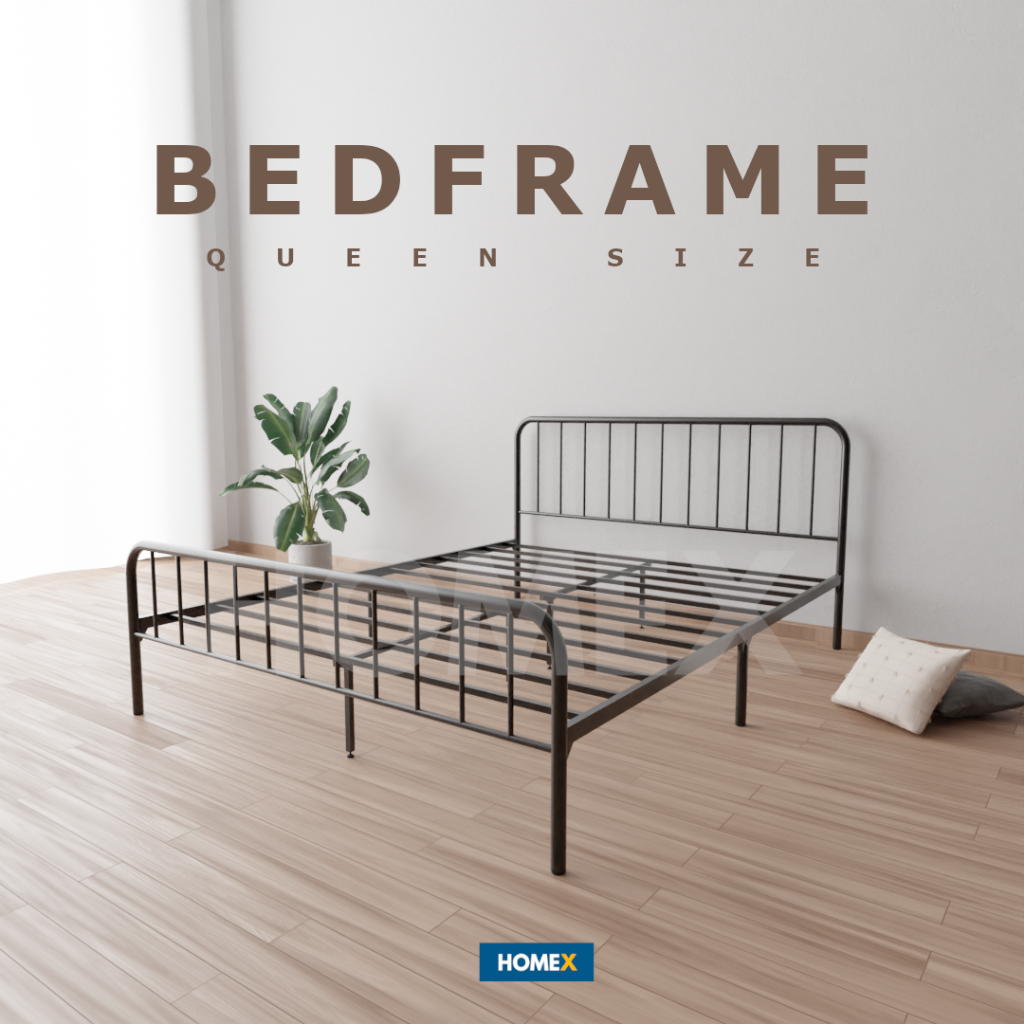 HOMEX Katil Murah Queen Size Besi Metal Bed Frame Queen Size Bed Water ...