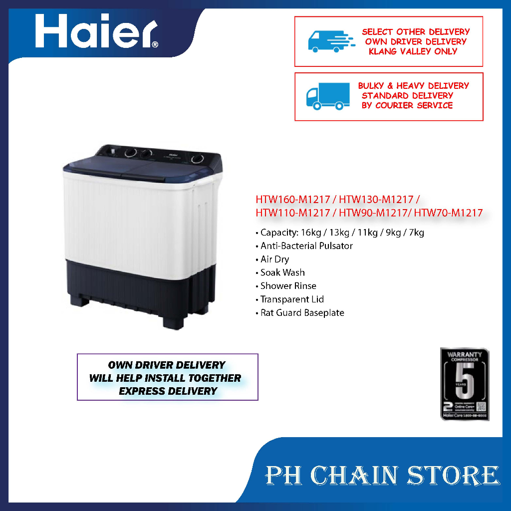 HAIER HTM70-M1217 / HTM90-M1217 / HTM110-M1217 / HTM130-M1217 SEMI AUTO ...