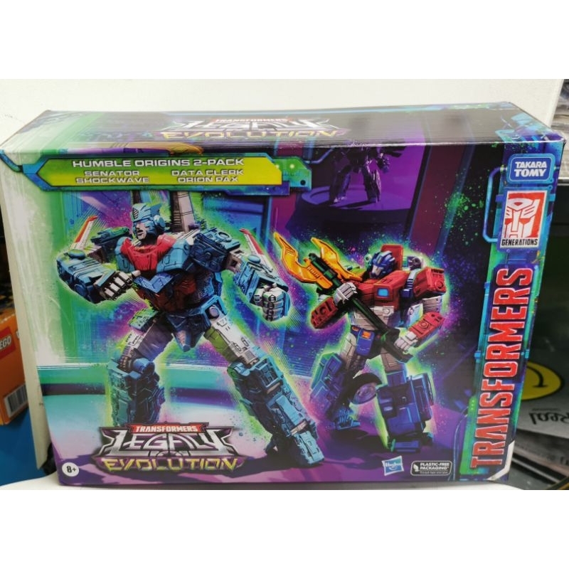 "mslimyk" Hasbro Transformers Legacy Evolution Humble Origins 2 Pack Senator Shockwave Data ...