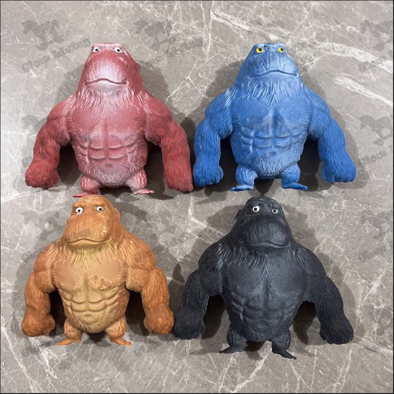 TikTok Gorilla Decompression Sand Soft Shaping Rubber Toys Pinch Fun ...
