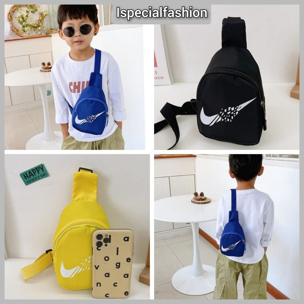Kids Cute Style Bag Girl Boy Beg Budak Backpack Korean Chest Bag ...