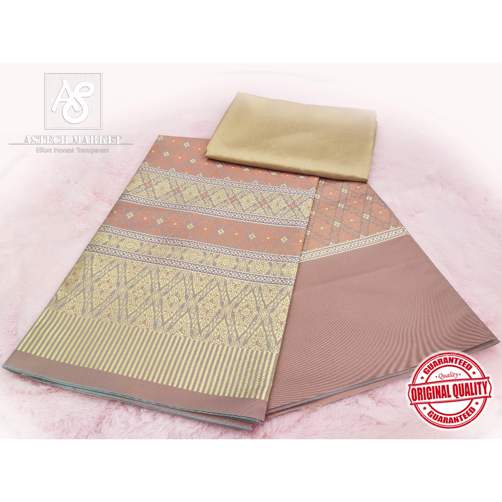 (Design Moden) Original Quality Thai Silk Set / Kain Tenunan / Songket ...