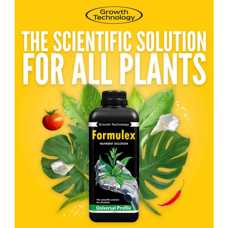 Growth Technology Formulex 1L (Seedling/Hydroponic/Foliar/Soil Nutrient ...