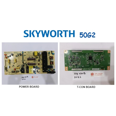 SKYWORTH ANDROID LED TV 50G2 Power Board L4L105 T-Con Board E88441 Sky Worth | Shopee Malaysia