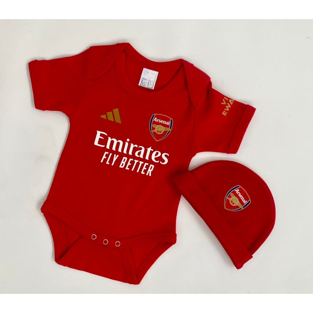 Arsenal Baby Romper ( Percuma Print Nama Nombor ) | Shopee Malaysia