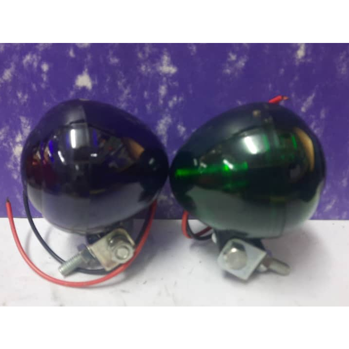 LORRY /UNIVERSAL SAFETY LIGHT LAMP 12V 150CP (GREEN & BLUE) | Shopee ...