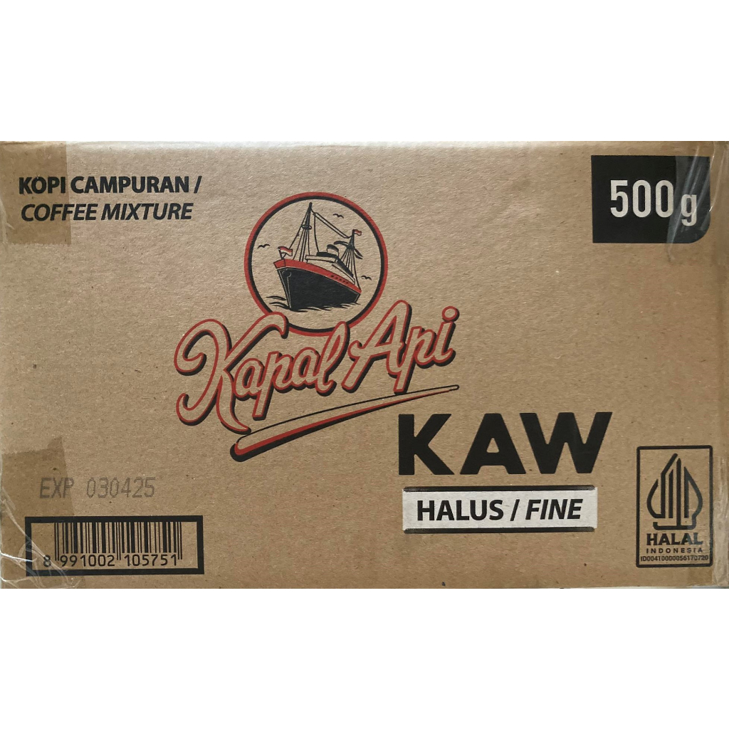 KAPAL API KAW 500g HALUS SEKOTAK BORONG [500G*10BAG] | Shopee Malaysia