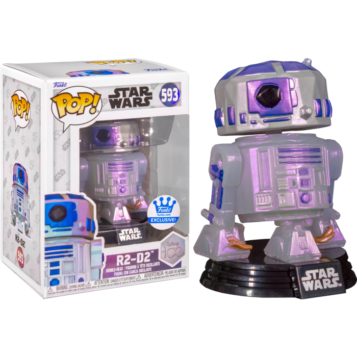 Funko Pop! Star Wars - R2-D2 (Facet) Disney 100th Pop! Vinyl Figure ...