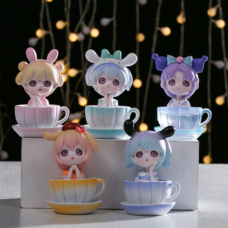 My Little Princess Blind box Toys Figure model Resin Crafts - Perhiasan ...