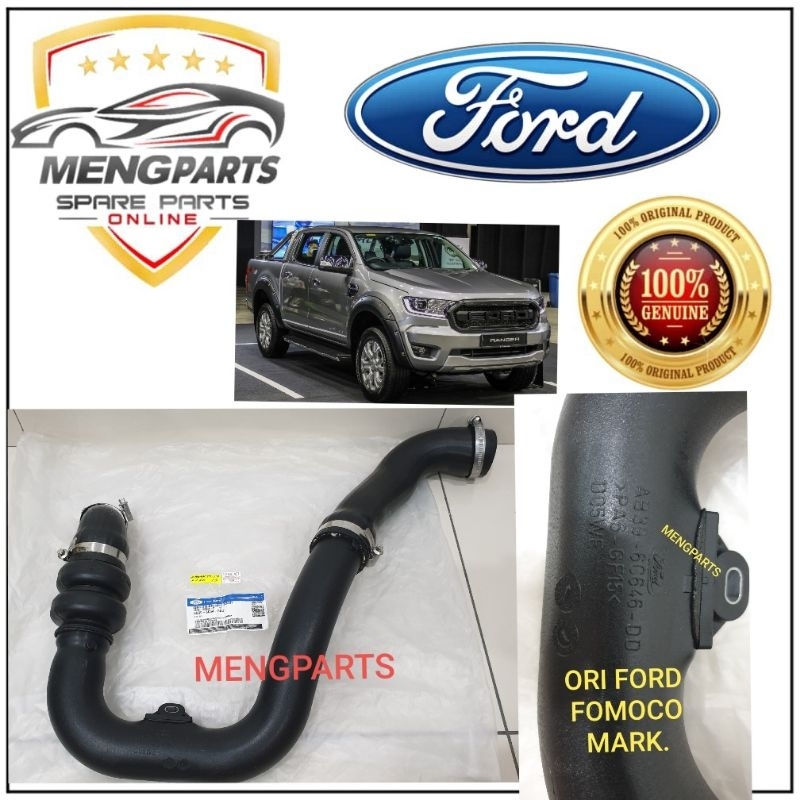 ORIGINAL FORD RANGER T6 ,T7 ,T8 2.2cc TURBO INTERCOOLER HOSE * RIGHT SIDE * AB39-6C-646DD ...